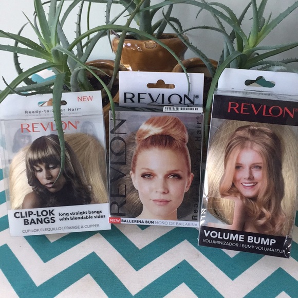Revlon | Hair | Revlon Dark Blonde Clip Lock Bangs | Poshmark